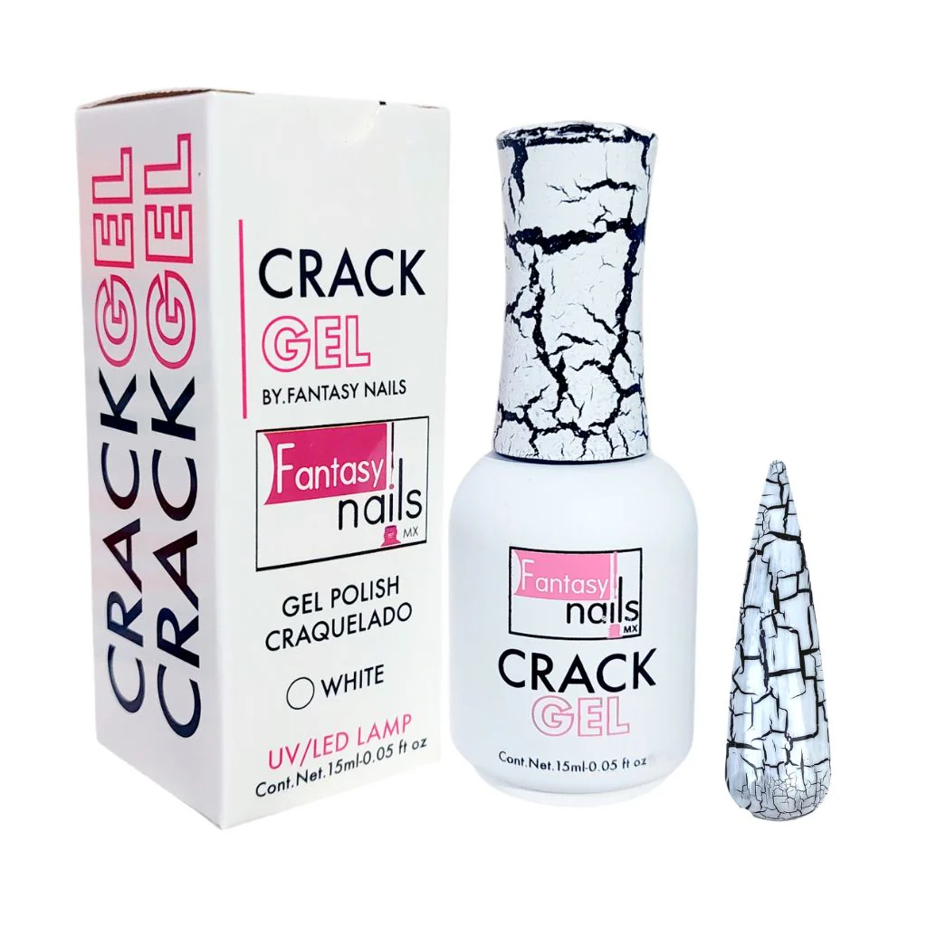 Crack Gel White Fantasy Nails – 15 ml | Productos para uñas